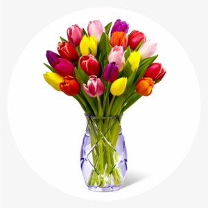 Flower Tulips In A Vase Clip Art - Purple Tulip Png PNG Image ...