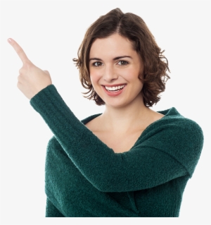 Women Pointing Left Png Image - Pointing Png PNG Image | Transparent ...