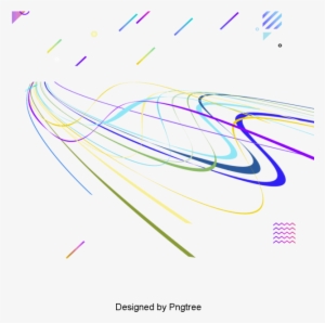 Fantasy Cool Tech Curve, Fantasy, Cool, Technology - Line PNG Image ...