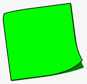 How To Set Use Green Sticky Note Clipart PNG Image | Transparent PNG ...
