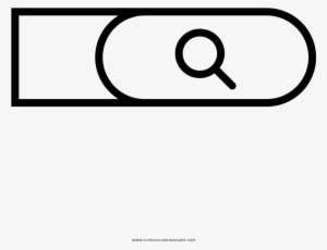 Search Button Coloring Page - Circle PNG Image | Transparent PNG Free ...