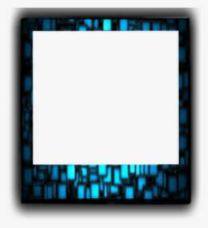 Neon Polaroid 3d Frame Blue Polaroidstickers - Instant Camera PNG Image ...