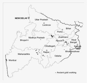 Map Of Maharashtra, Madhya Pradesh, Uttar Pradesh, - Madhya Pradesh And ...