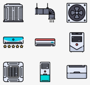 Air Conditioner 50 Icons - Air Conditioning PNG Image | Transparent PNG ...