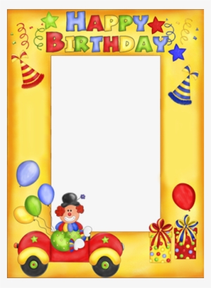 Happy Birthday Frames Hd - Birthday Wishes With Photo And Name PNG ...