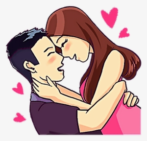 Couple Sticker - Love Couple Sticker Png PNG Image | Transparent PNG ...