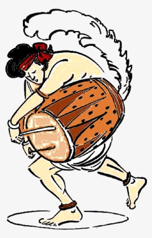 Dhak's Call Sticker - Durga Puja Dhak Png PNG Image | Transparent PNG ...