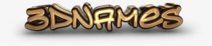 3dnames - 3d Name Logo PNG Image | Transparent PNG Free Download on SeekPNG