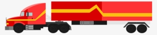 Truck, Red, 18-wheeler, Vehicle - 18 Wheeler Truck Png PNG Image ...