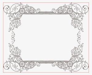 Fancy Quarter Page Borders Png - Free Download Clip Art Borders And ...