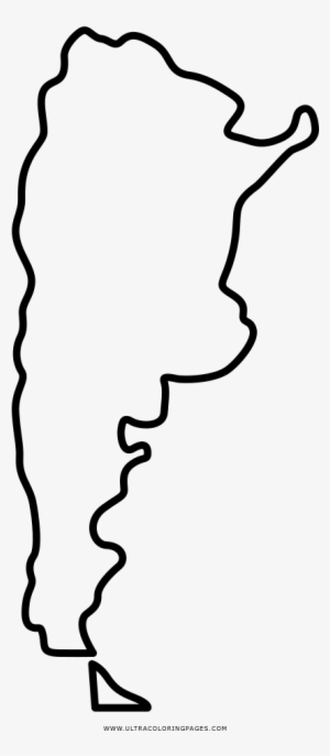 Argentina Map Coloring Page