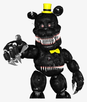 Nightmare Fredbear Base By Howlinghill On Deviantart - Fnaf 4 Nightmare ...