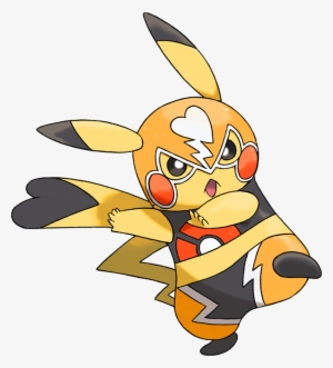 Pikachu Libre Pok Dex Stats Moves Evolution - Pokemon Pikachu Shiny PNG ...