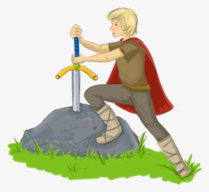 King Arthur Pulling The Sword PNG Image | Transparent PNG Free Download ...