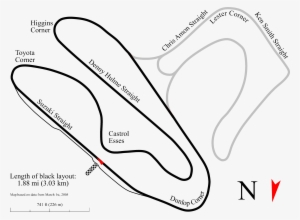 Manfeild Autocourse Track Map Clockwise Short - Diagram PNG Image ...