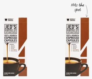 Jed's Capsule - Jed's Coffee Capsules PNG Image | Transparent PNG Free ...
