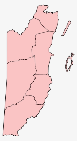 Belize Districts Blank - Empty Map Of Belize PNG Image | Transparent PNG Free Download on SeekPNG