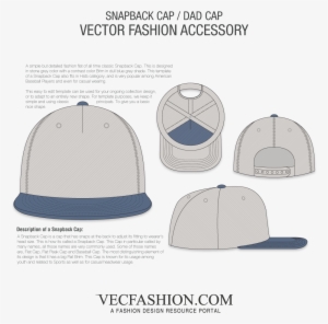 Snapback Cap Vector Fashion Flat - Baseball Cap PNG Image | Transparent ...