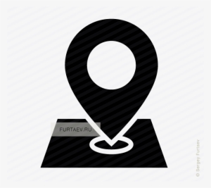 Vector Icon Of Marker Showing Location On - Logo Maps Vector Png PNG ...