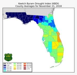 Observed Weather Map - Keetch–byram Drought Index PNG Image ...