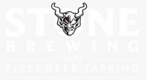 Stone Napa First Tapping Logo - Stone Brewing Font PNG Image ...