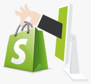 Shopify Bag - Logo For E Commerce Website PNG Image | Transparent PNG ...