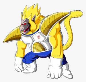 Goldenape - Super Saiyan Ape Art PNG Image | Transparent PNG Free ...