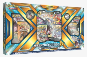 Mega Sharpedo-ex Premium Collection - Mega Camerupt Ex Box PNG Image ...