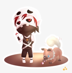 Chibi Skull Akatar Rockruff - Cartoon PNG Image | Transparent PNG Free ...