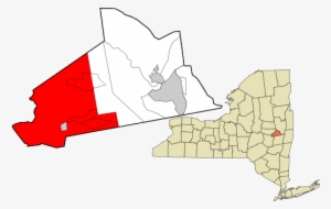 Location In Schenectady County And The State Of New - Map Of New York ...