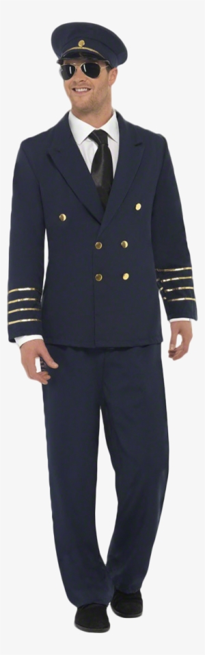 Adult Pilot Costume - Dress Code For A Pilot PNG Image | Transparent ...