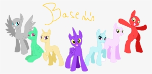 Mane 7 Base Mlp By Elisaart Czwolf On Deviantart PNG Image | Transparent PNG Free Download on ...