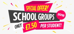 School Groups Special Offer - Graphic Design PNG Image | Transparent ...