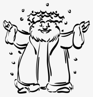 Vector Illustration Of Father Christmas, Santa Claus, - Site Map PNG ...