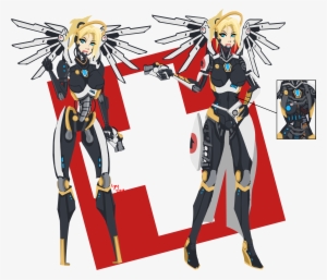 Robot Mercy Alternate By Ezula 87-dc3bp5t - Robot Mercy PNG Image ...