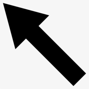 Up Left Arrow Vector - Arrow Pointing Up Left PNG Image | Transparent ...