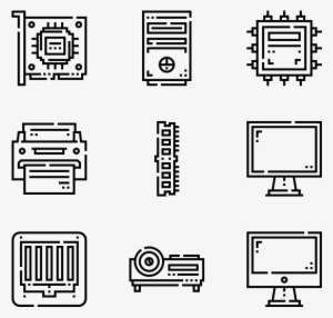 Computer Parts - Text Editor Icon Pack PNG Image | Transparent PNG Free ...