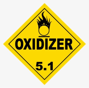 Oxidizer Class - Oxidizer Placard PNG Image | Transparent PNG Free ...