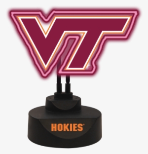 Virginia Tech Hokies Team Logo Neon - Iowa State Cyclones Team Logo ...