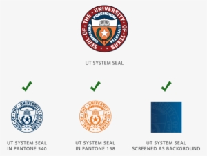 Ut System Branding Guidelines Seal Styles - University Of Texas System ...