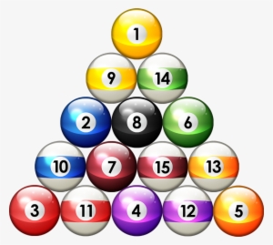 8 Ball Rack Photo 8 Ball Rack Shiny 2 - Rack Balls In Pool PNG Image ...