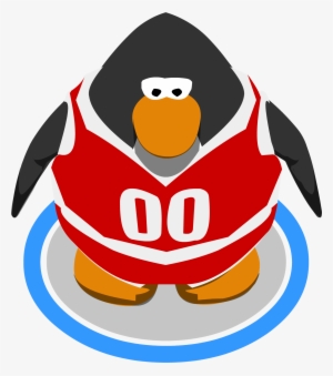 Red Basketball Jersey In-game - Club Penguin Popcorn PNG Image ...
