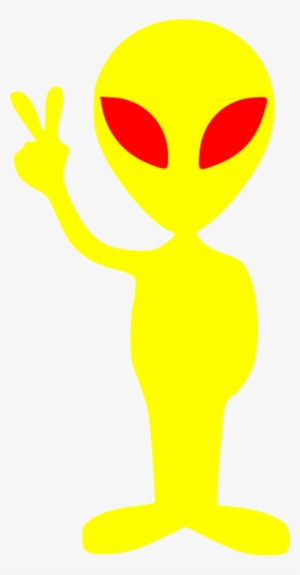 Alien Clipart - Yellow Alien Clipart PNG Image | Transparent PNG Free ...