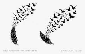 Feathers Flying Away PNG Image | Transparent PNG Free Download on SeekPNG