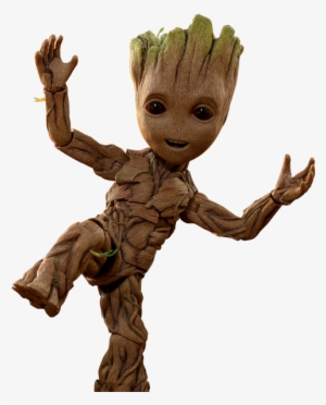 Groot - Guardians Of The Galaxy Cartoon Groot PNG Image | Transparent ...