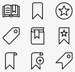 Bookmarks & Tags - Transparent Bookmarks Icon Png PNG Image ...