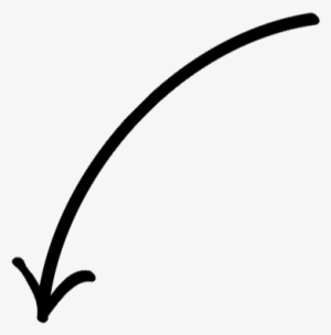 Download Curved Dotted Arrow Png Download - Thin Curved Arrow Png ...