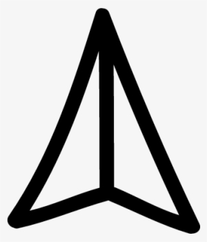 Arrow Pointing Up Hand Drawn Symbol Vector - Arrow PNG Image ...