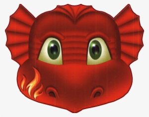 Simple Dragon Face For Kids - Dragon Head Cartoon Sketch PNG Image ...