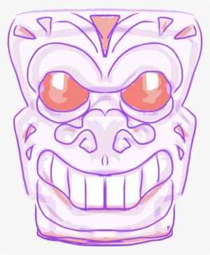 Big Image - Tiki Totem Faces Cartoon PNG Image | Transparent PNG Free ...